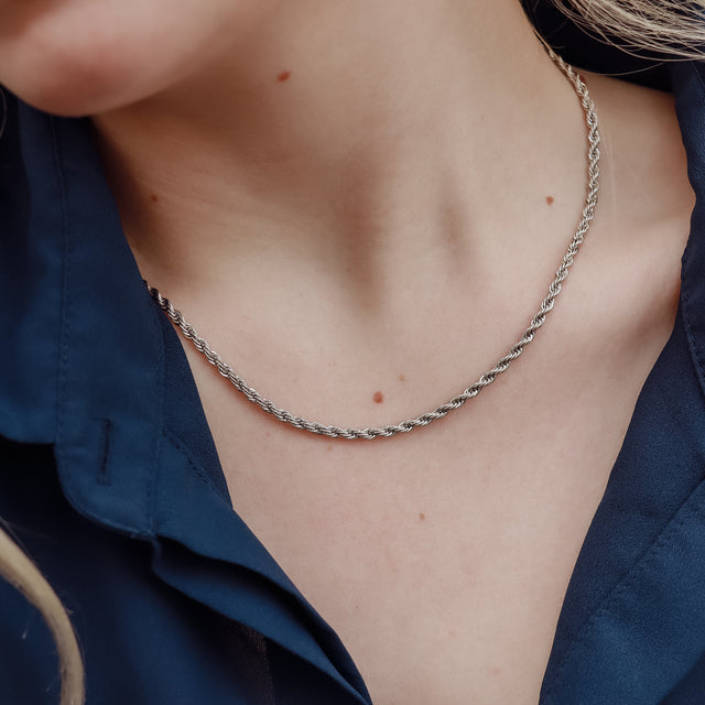 Stainless Steel Rope Chain Necklace Chn9700