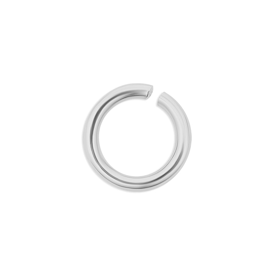 100 Pack Stainless Steel Saw Cut Jump Rings / ENC0003