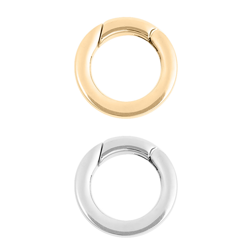 18K Gold PVD Stainless Steel Circle Carabiner / ENC0036 – Wholesale ...