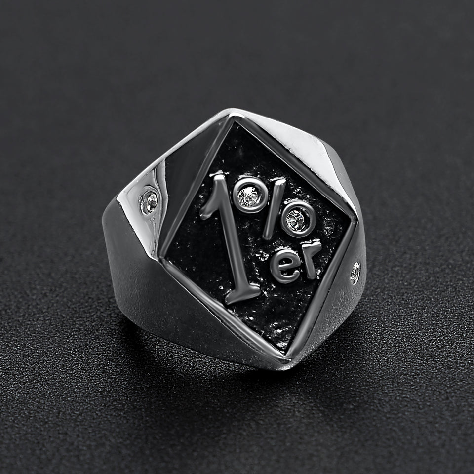 1%er Stainless Steel Ring Scr3044 | Wholesale Jewelry