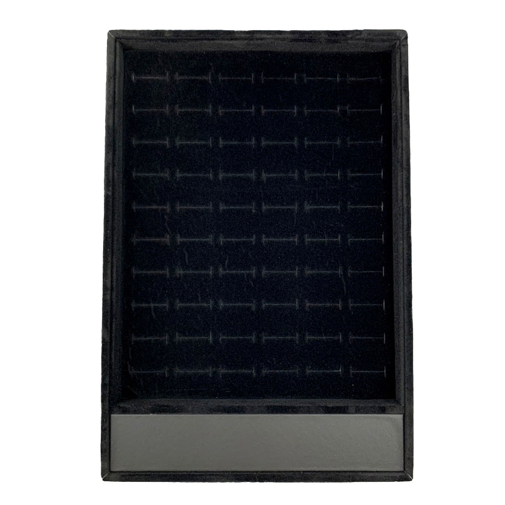 60 Slotted Black Ring Display Tray Dsp0001 | Wholesale Jewelry Website